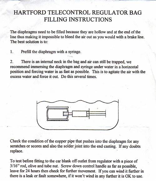 ATCB: Andre Telecontrol - Dash control bladder - Reservoirs, Gauges ...