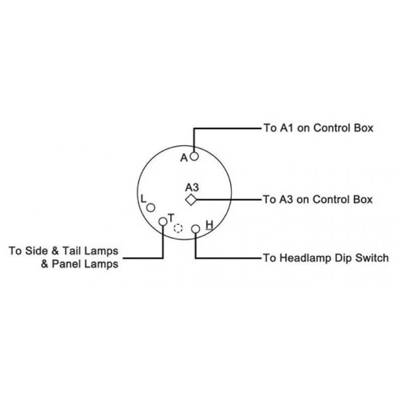 836A: PLC5 Ignition/light switch - Equivalent to Lucas 34057 - Ignition ...