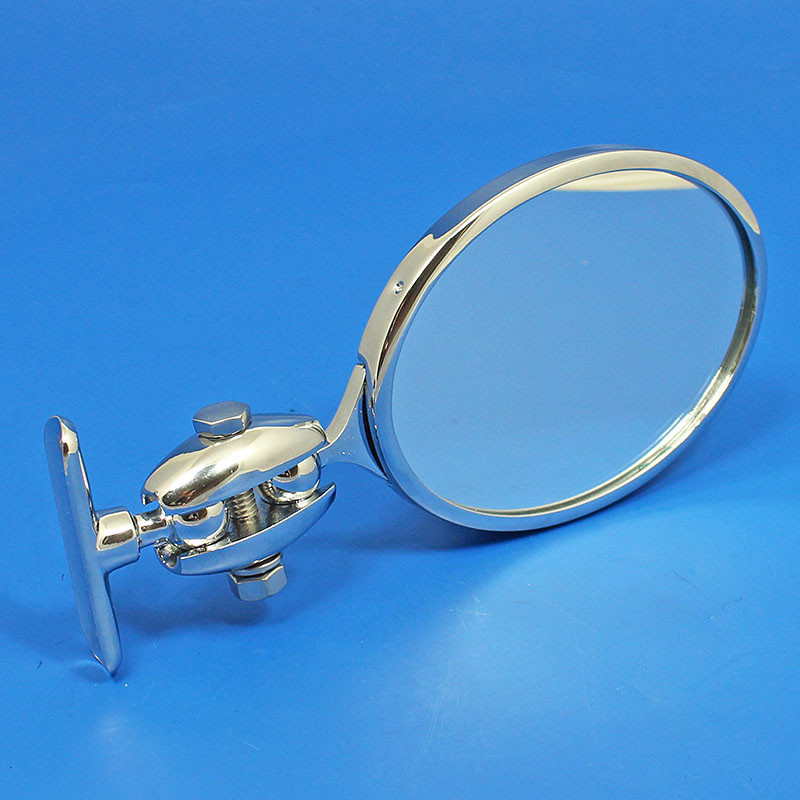 653: Oval rear view mirror - Equivalent to Desmo 263 model, stamped ...