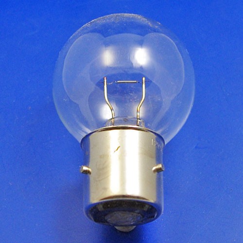 B5812: Marchal type, 12 volt single contact BA21s three pin base, 45 ...