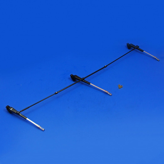 408T: Triple wiper assembly - Pre-war pattern, black chrome or nickel ...