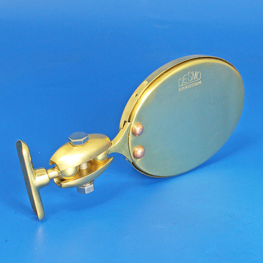 653: Oval rear view mirror - Equivalent to Desmo 263 model, stamped ...