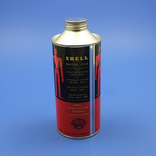 456.DS: Shell Double Shell motor oil can - Oil Can and Bracket ...