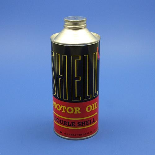 456.DS: Shell Double Shell motor oil can - Oil Can and Bracket ...