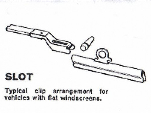 408PRE: Tandem wiper assembly - Pre-war pattern, chrome or nickel ...
